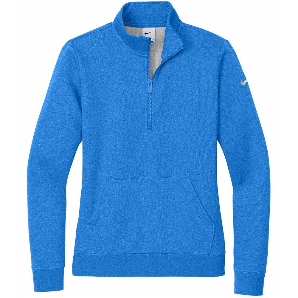 Nike Ladies Club Fleece Sleeve Swoosh 1/2-Zip | NKDX6720
