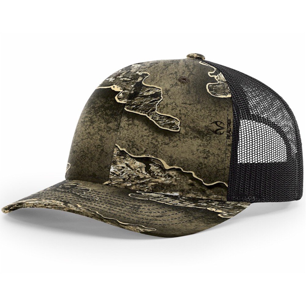 Richardson Printed Trucker with Leatherette Patch | R112P-LP